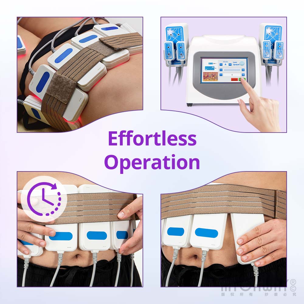 160mw Body Shaping Machine with 14 Pads for Cellulite Removal