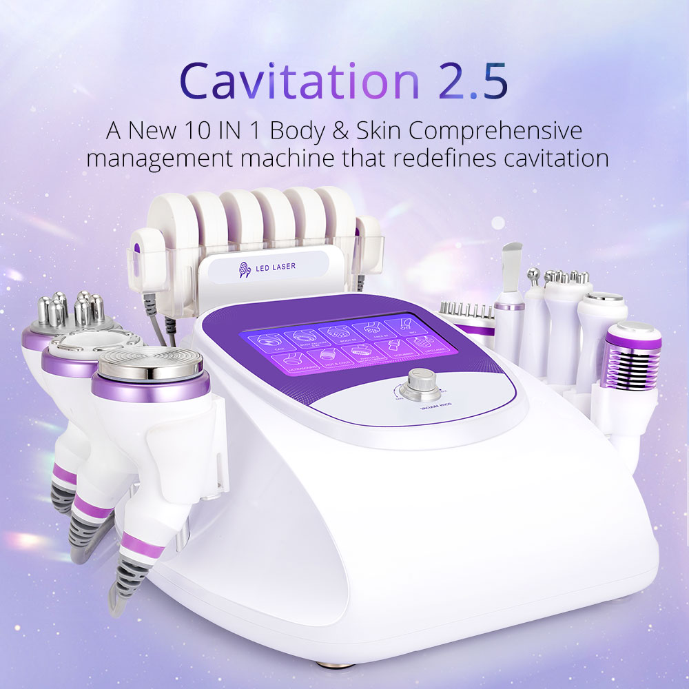 10 in 1 Cavitation Lipo Laser Fat Burning Beauty Machine